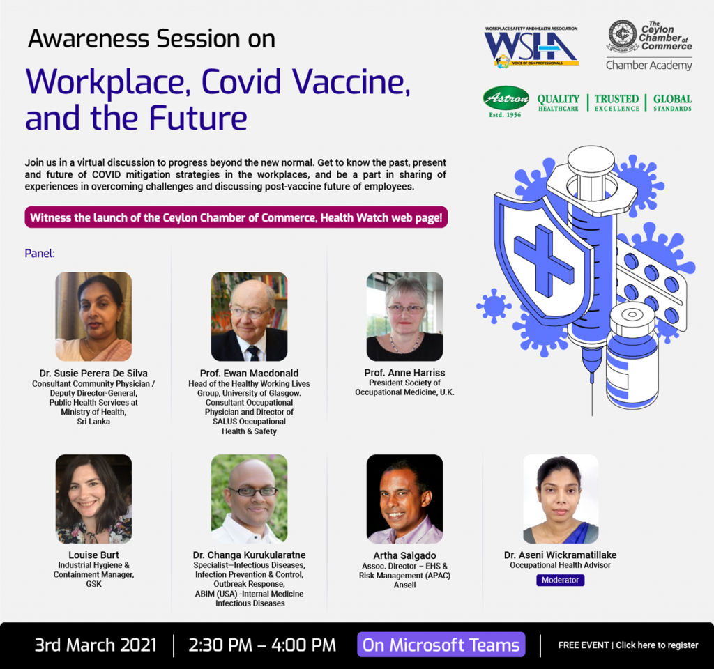 Awareness Session on Workplace, Covid Vaccine and the Future - IASL ...